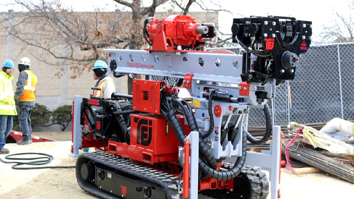 Drill Like a Boss!! Limited Access Drilling - National Piling Products