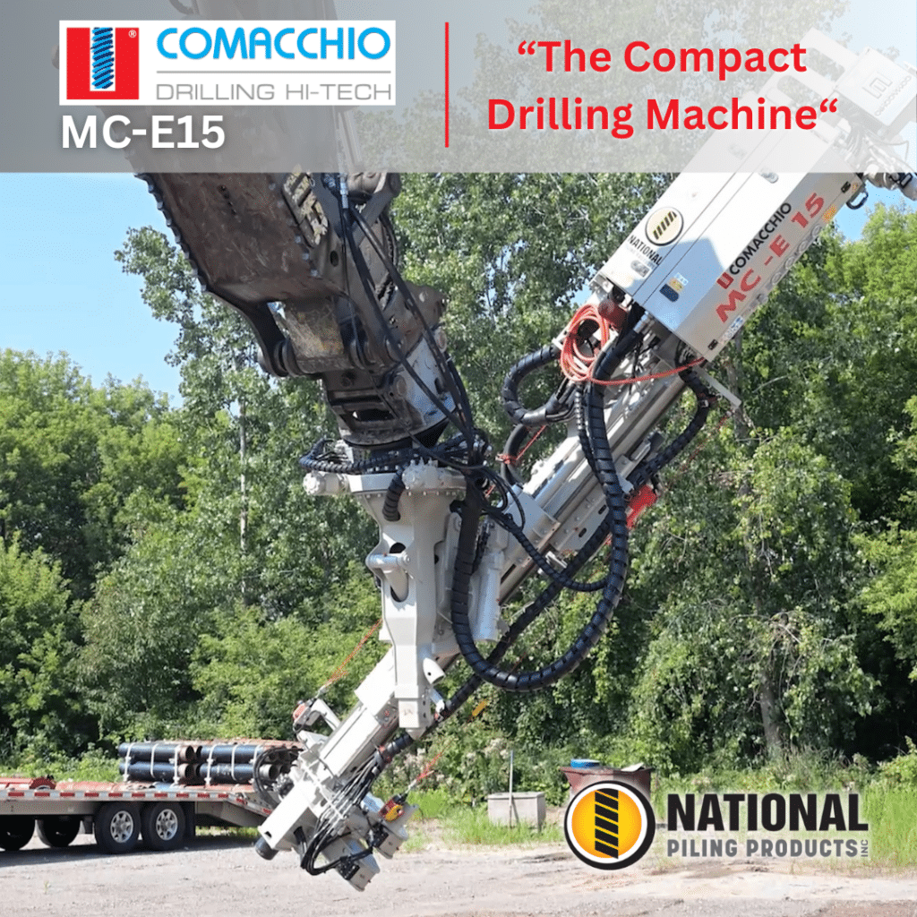 The Comacchio MC-E15: The Compact Drilling Machine!-Excavator Drilling ...